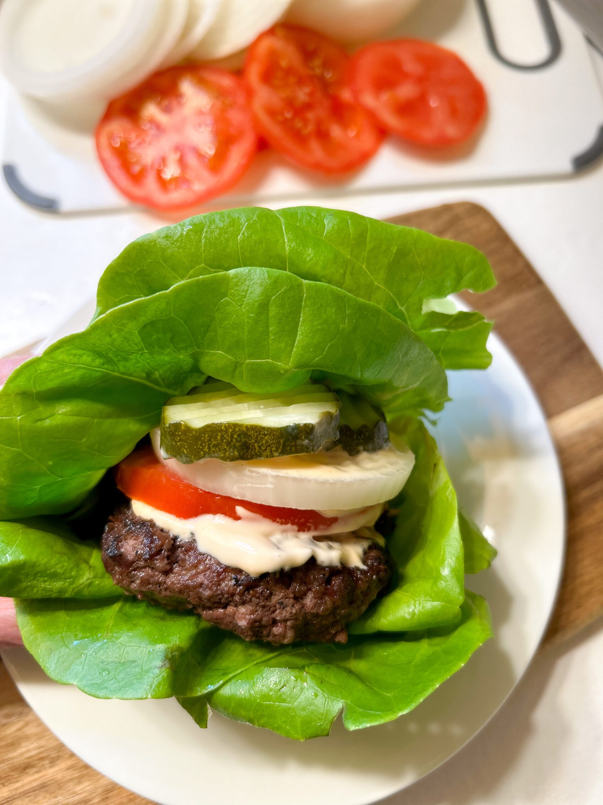 Lettuce Wrap Burgers With "Big Mac" Sauce (High Protein & Low Carb)